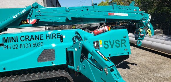 Mini Cranes, Big Results | SVSR Mini Crane Hire